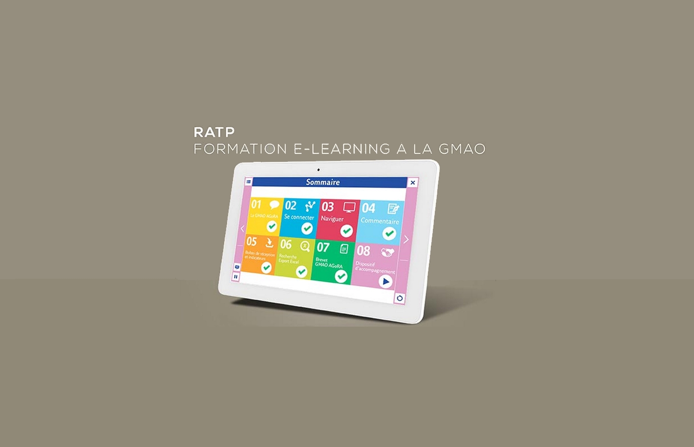 RATP - Elearning GMAO - Audace Digital Learning