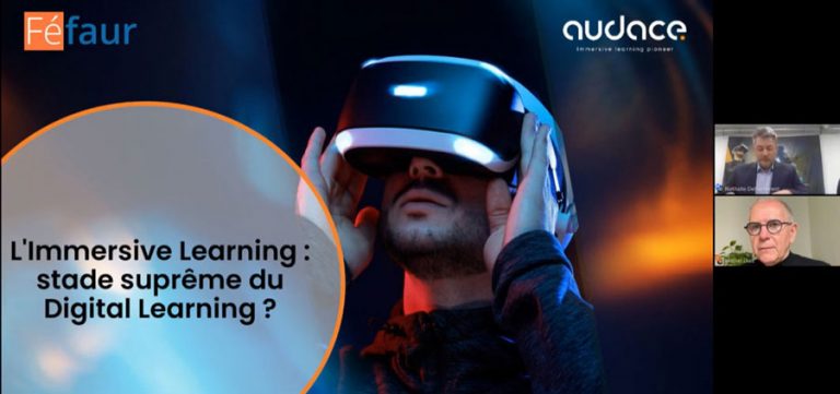 L'immersive learning : stade suprême du digital learning ? - Audace Digital Learning