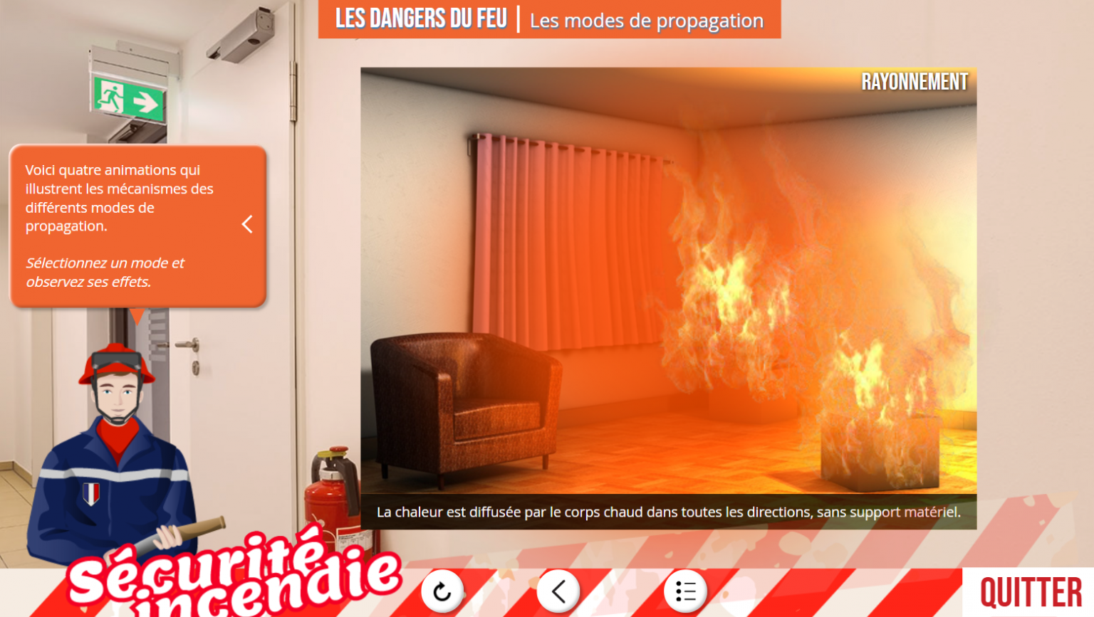 Module Elearning "Risques incendie"